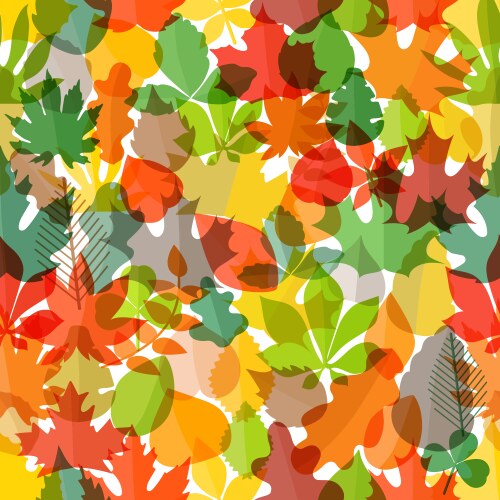 Autumn pattern Royalty Free Vector Image - VectorStock