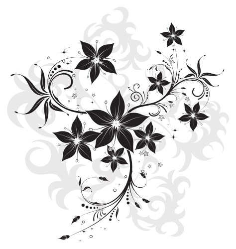 Background Flower Royalty Free Vector Image Vectorstock