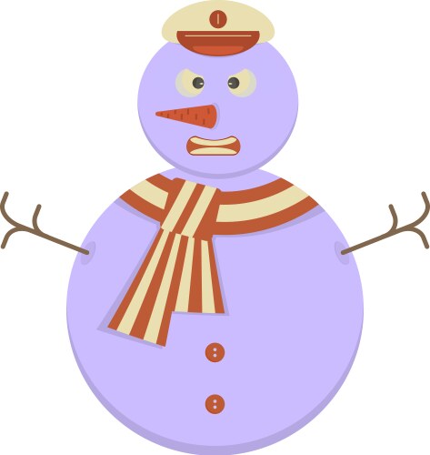Angry Snowman Cartoon Vector Images (over 170)