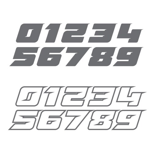 Black and White Numbers Vector Images (over 350,000)