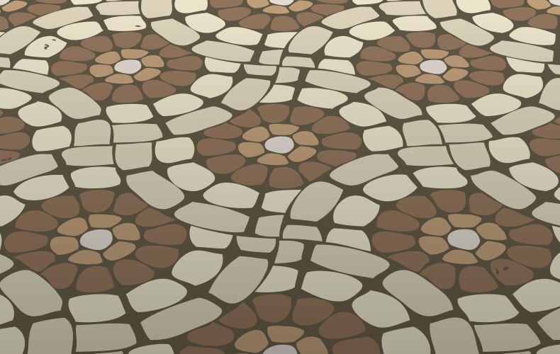 Tile mosaic floor Royalty Free Vector Image - VectorStock