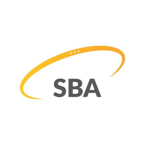 Sbh letter logo design on white background Vector Image