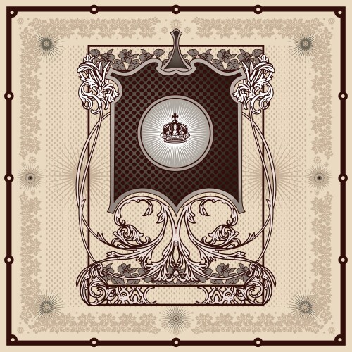 Hand drawn line border set and design elements Vector Image