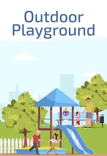Playground template Vector Images & Graphics for Commercial Use ...