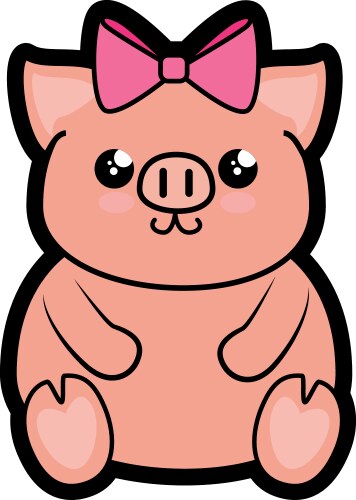 Female Pig Cartoon Vector Images (over 810)