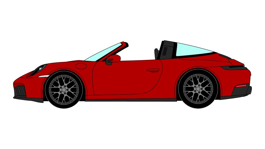 Porsche 911 Vector Images & Graphics for Commercial Use | VectorStock