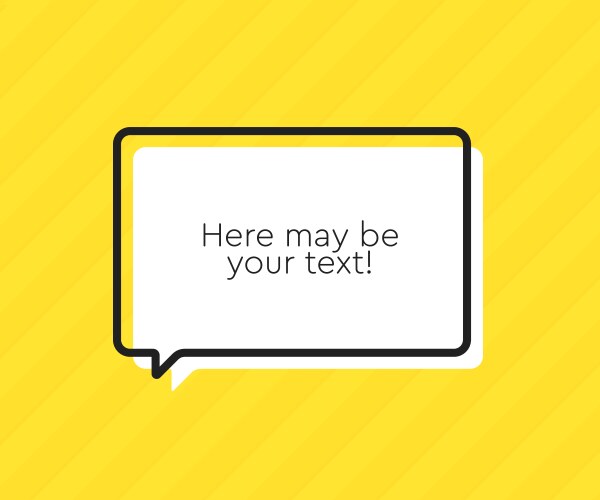 Quote frame blank text boxes message Royalty Free Vector
