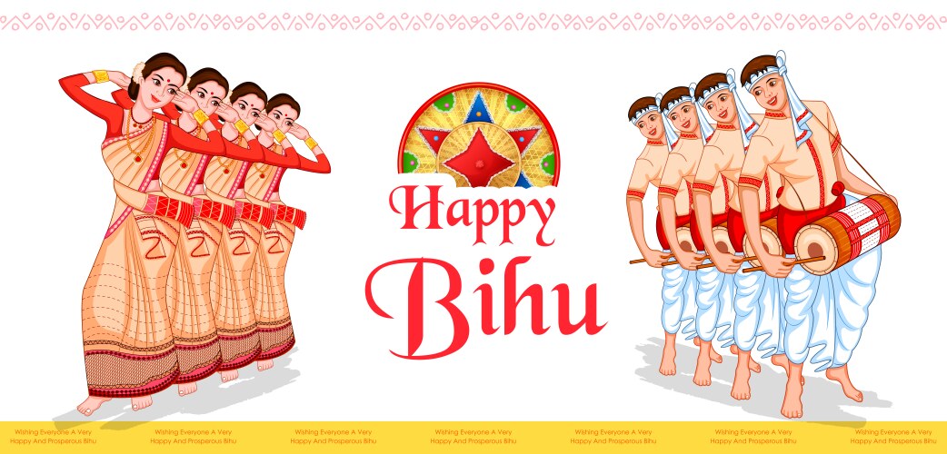 Happy Bihu Vector Images (over 210)