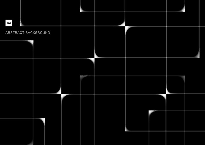 Abstract black triangles border pattern on white Vector Image