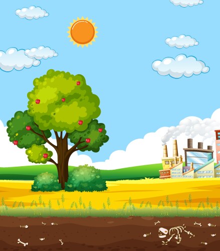 Carbon cycle Royalty Free Vector Image - VectorStock