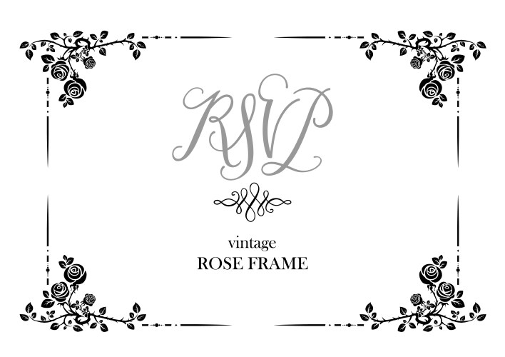 Wedding flowers logo design concept template Vector Image