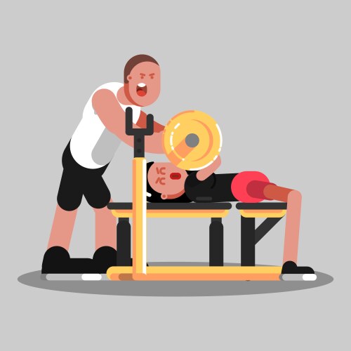 Cute fitness girl Royalty Free Vector Image - VectorStock