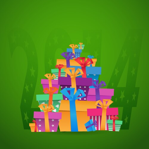 Gift wrapping paper cartoon seamless pattern Vector Image