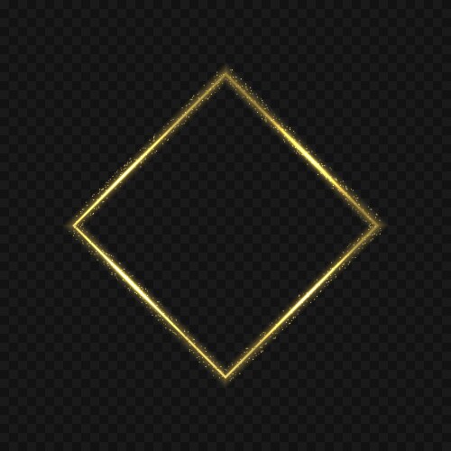 Golden abstract shape Royalty Free Vector Image
