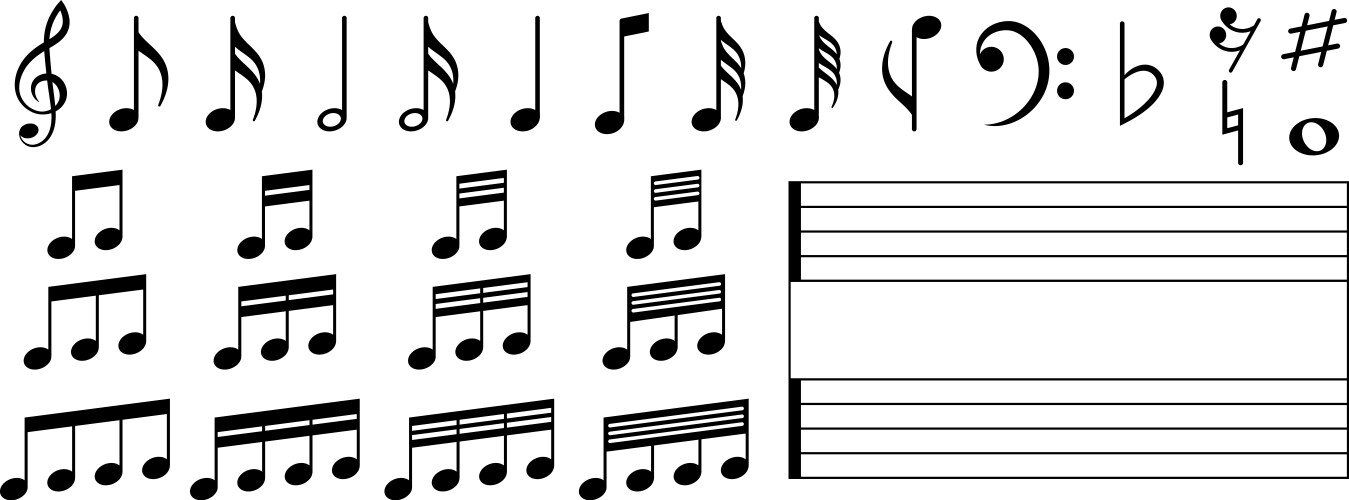 Musical Notes Vector Images (over 120,000)