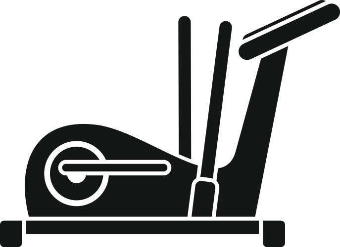 Modern stationary bicycle showing healthy Vector Image