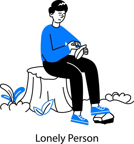 Lonely Person Vector Images (over 7,700)