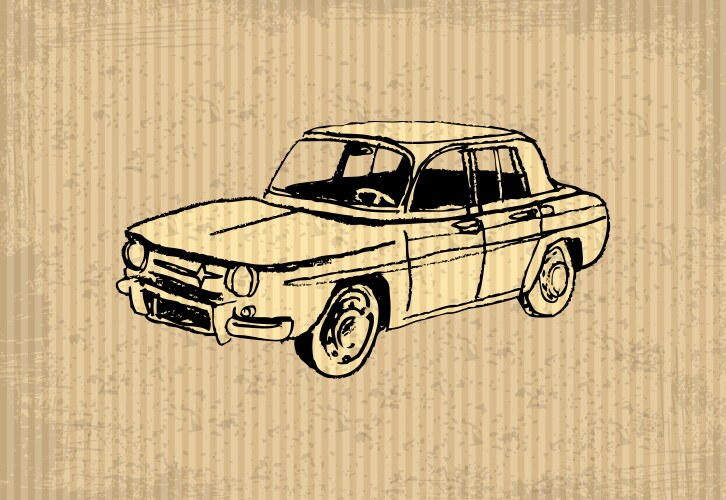 Oldtimer Royalty Free Vector Image - VectorStock