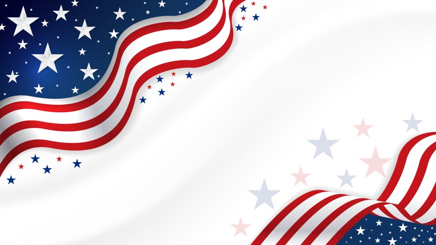 American background design Royalty Free Vector Image