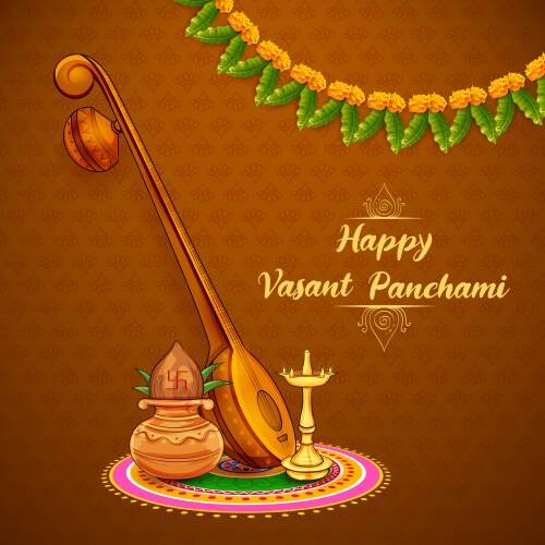 Vasant panchami Vector Images & Graphics for Commercial Use | VectorStock