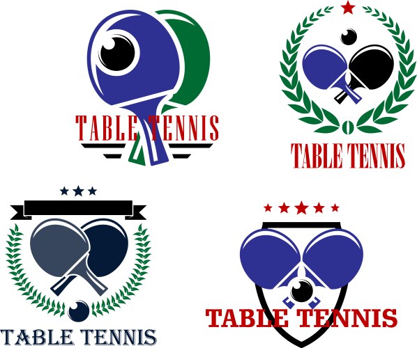 Table tennis Royalty Free Vector Image - VectorStock