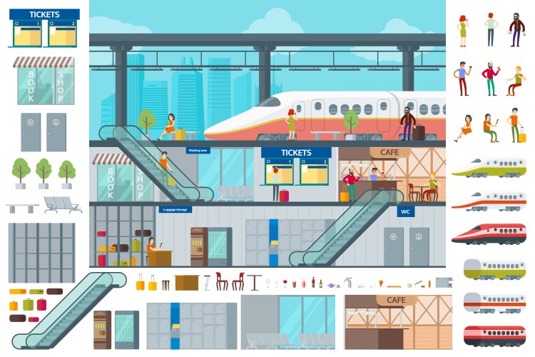 Train Station Vector Images (over 31,000)