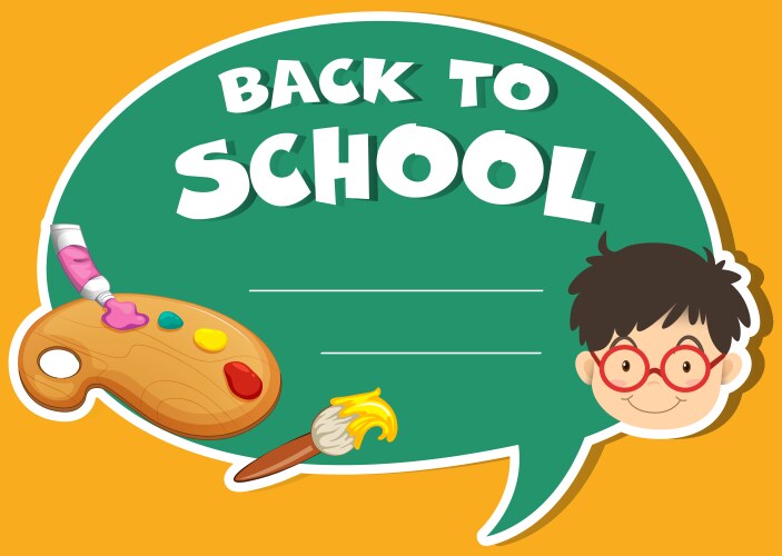 School theme with abc leters Royalty Free Vector Image