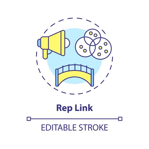 Assign roles in team multi color concept icon Vector Image Assign roles in team multi color concept icon Vector Image