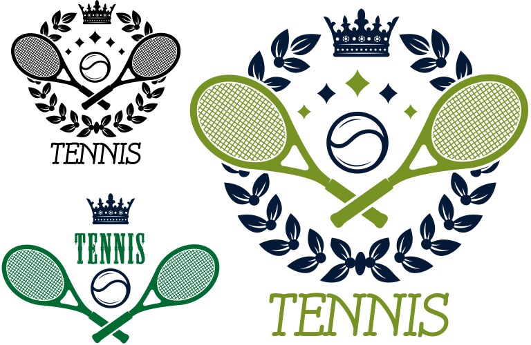 Set of cardboard emblems badges and ribbons Vector Image