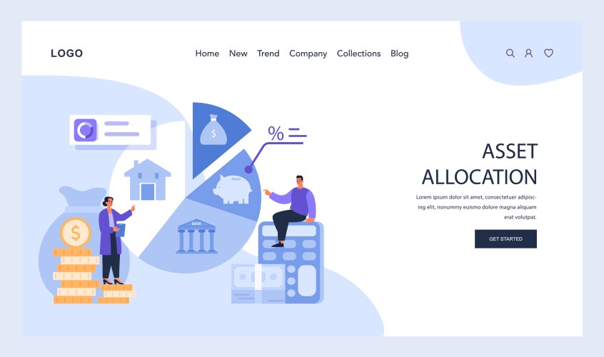 Asset liquidation set a strategic approach Vector Image