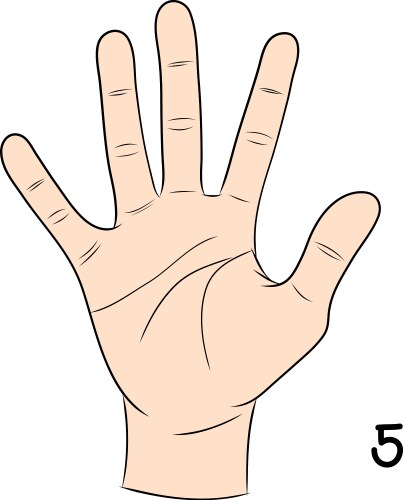 Sign Language Alphabet Chart Royalty Free Vector Image