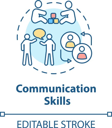 Communication skills for workplace success Vector Image