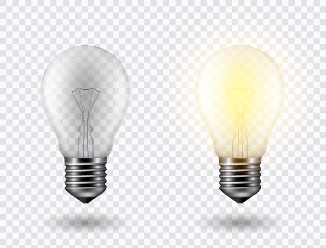 Light bulb Royalty Free Vector Image - VectorStock