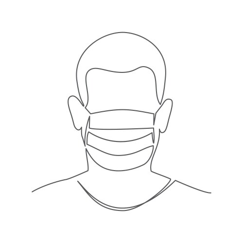 Face Mask Outline Drawing Vector Images (over 3,300)