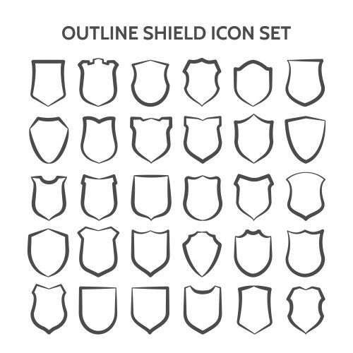 Shield Outline Vector Images (over 220,000)