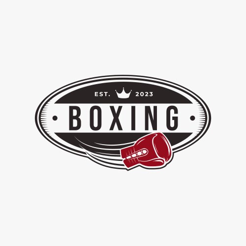 Boxing logo Royalty Free Vector Image - VectorStock
