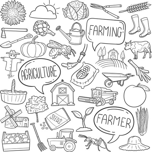 Tractor Line Drawing Vector Images (over 2,400)