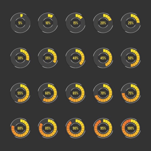 Steps progress Royalty Free Vector Image - VectorStock