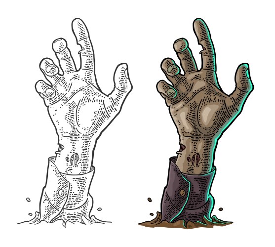 Zombie Hand Vector Images (over 17,000)