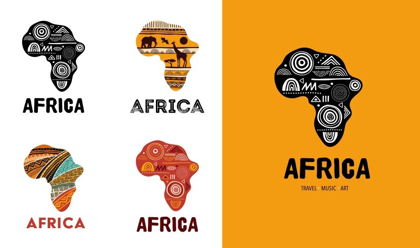 Africa Map Logo Vector Images (over 3,300)