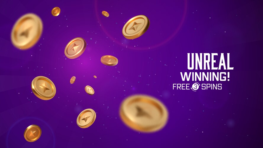 3d coins flying Royalty Free Vector Image - VectorStock