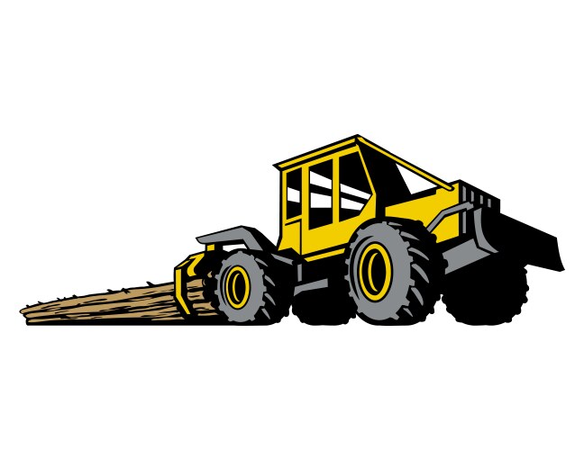 Log Skidder Vector Images (57)
