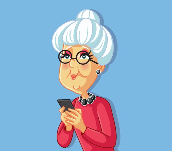 Using phone Royalty Free Vector Image - VectorStock