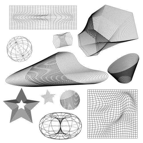 Wave Wireframe Vector Images (over 9,600)