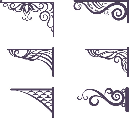 Sign bracket Royalty Free Vector Image - VectorStock