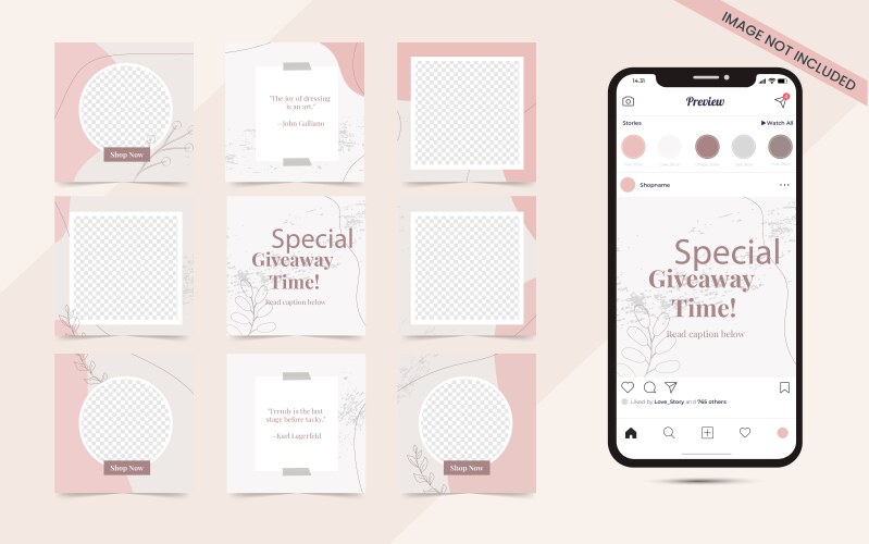 Instagram Social Media Post Vector Images (over 9,000)