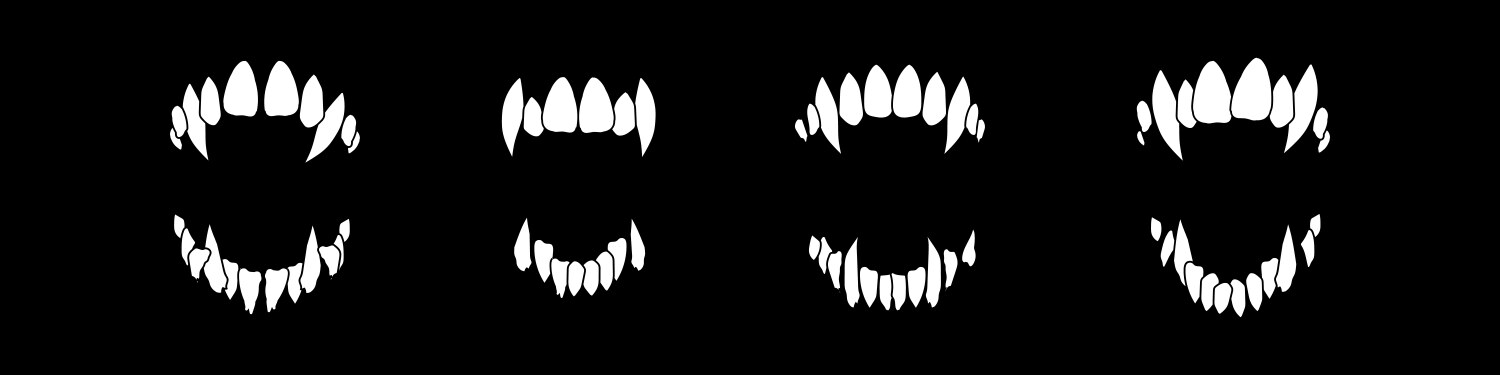 Vampire Teeth Vector Images (over 5,400)