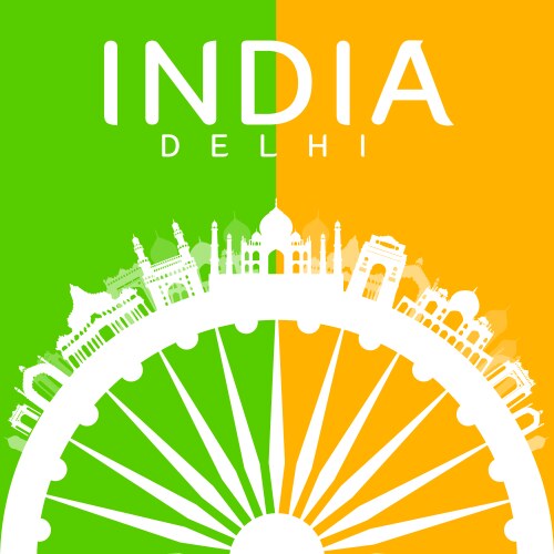 India travel icon Royalty Free Vector Image - VectorStock