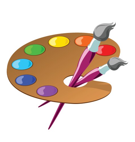 Art Palette Clip Art Free Painting Palette Cartoon Character Clipart