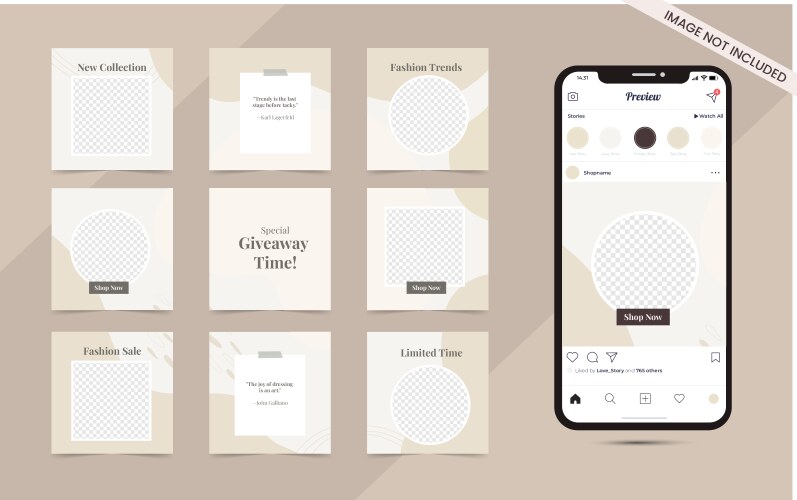 Instagram Social Media Post Vector Images (over 9,000)
